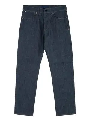 Stone Island Raw-finish Trousers - Blue