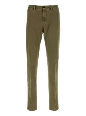 PT TORINO PT TORINO Stretch Cotton Utility Pants Green