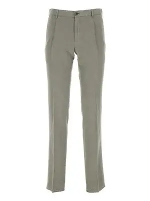 PT TORINO Lyocell, Linen, And Cotton Blend Pants - Grey