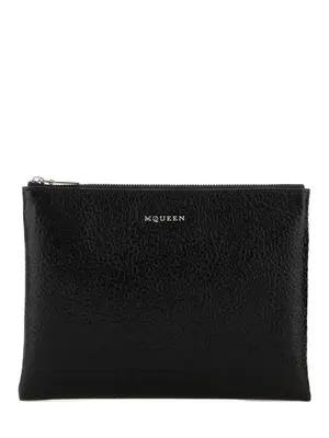 Alexander McQueen Leather Pouch - Black