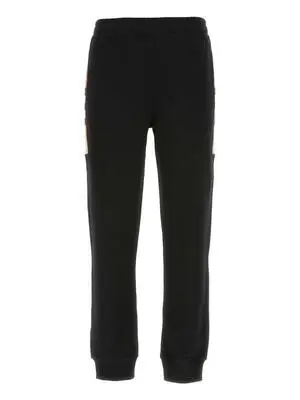 Burberry Stretch Cotton Joggers - Black