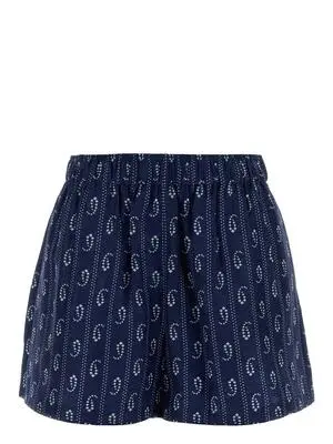 Tory Burch Satin Shorts - Printed