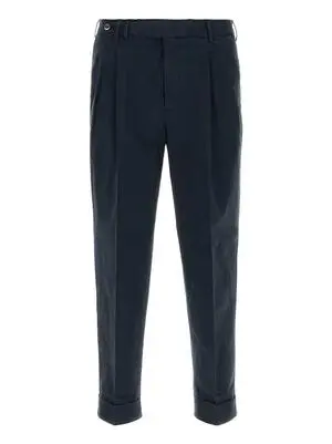 PT TORINO Stretch Cotton Trousers - Blue