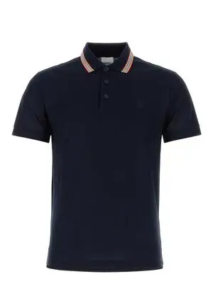 Burberry Burberry Cotton Piquet Polo Shirt Blue