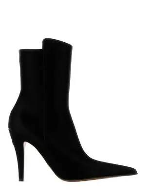 Alexander McQueen Fabric Birdee Ankle Boots - Black