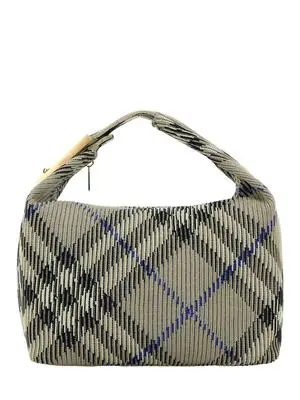 Burberry Embroidered Peg Handbag - Printed