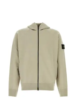 Stone Island STONE ISLAND Zip-Up Knit Sweatshirt Grey