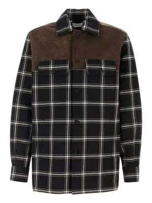 Alexander McQueen Embroidered Cotton Shirt - Checked