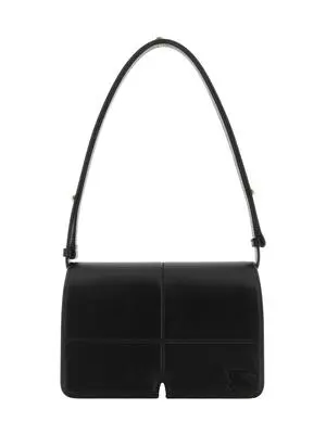 Burberry Snip Mini Shoulder Bag With Golden Hardware - Black