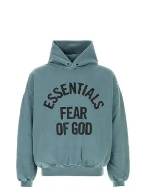 Fear Of God Oversized Cotton Sweatshirt - Light Blue