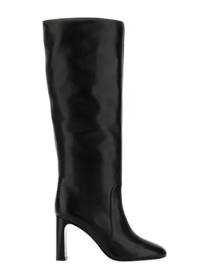 STUART WEITZMAN Stuart Weitzman Babette Nappa Leather High Heel Boots