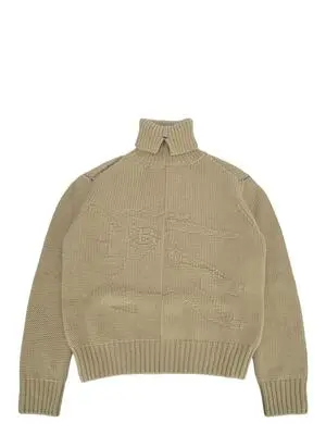 Burberry Cashmere Knit Turtleneck Sweater - Hunter
