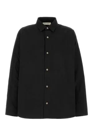 Fear Of God Fearlessly Oversized Cotton Shirt - Black