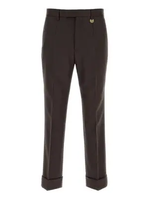 Burberry Wool Tailored Pants - Brown