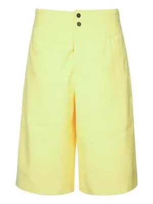 Jacquemus Jacquard Wool Mini Shorts - Yellow