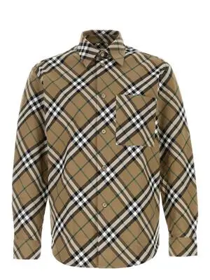 Burberry Embroidered Oxford Shirt - Checked