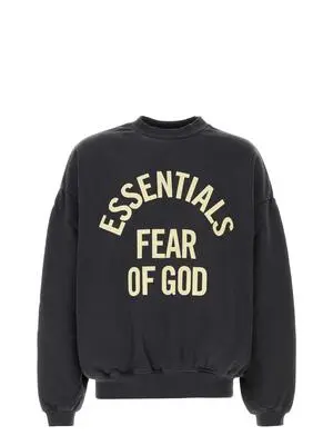 Fear Of God Oversized Cotton Sweatshirt - Black