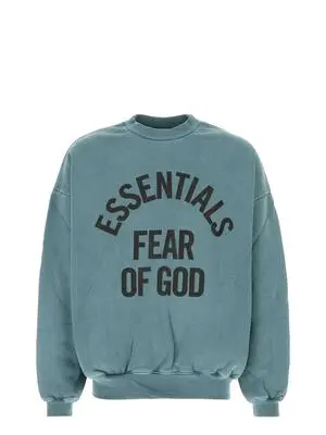 Fear Of God Oversize Cotton Sweatshirt - Blue