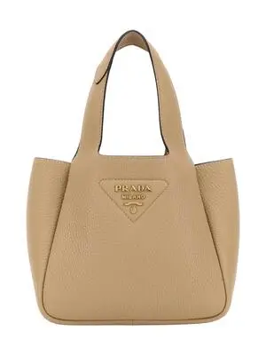 PRADA Prada Calf Leather Handbag With Structured Shape