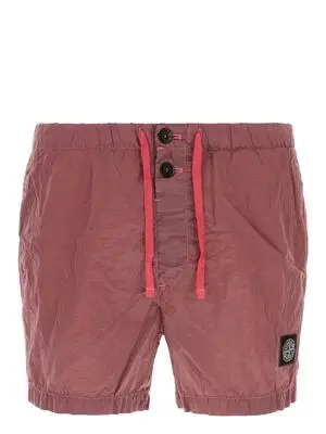 Stone Island Nylon Lined Swimming Shorts - Pink