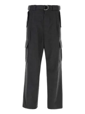 Prada Wool Cargo Pants - Grey