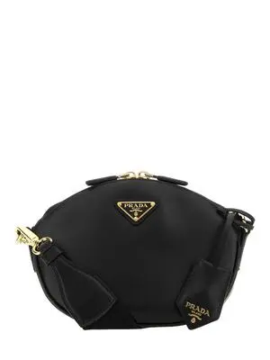 Prada Leather Crossbody Handbag - Black