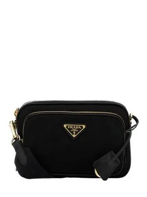 Prada PRADA Re-Nylon Crossbody Handbag With Adjustable Shoulder Strap Black