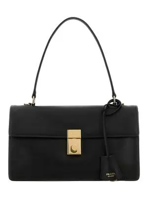 PRADA PRADA Leather Mini Handbag With Gold Tone Hardware