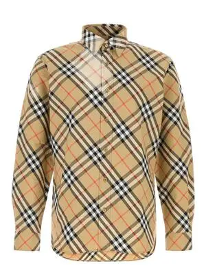 Burberry Printed Poplin Shirt - Checked