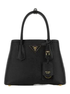 Prada PRADA Vitello Leather Handbag Black
