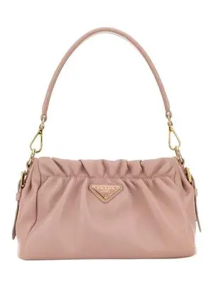 Prada PRADA Nappa Leather Mini Handbag With Golden Hardware Pink