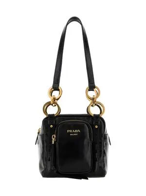 Prada PRADA Mini Dangle Handbag Black