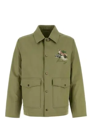 BURBERRY BURBERRY Embroidered Cotton Jacket