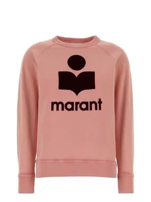 Isabel Marant Étoile Cotton-blend Logo Sweatshirt - Pink