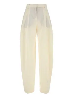 Andamane Gabardine Tailored Pants - White