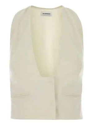 ANDAMANE The Andamane Stretch Gabardine Vest