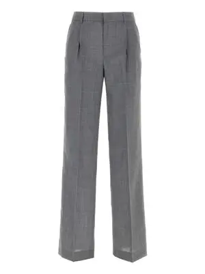 PT TORINO Lola Wool Trousers - Grey
