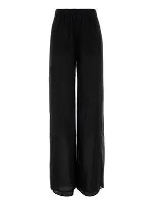 Andamane Lena Wide-leg Trousers - Black
