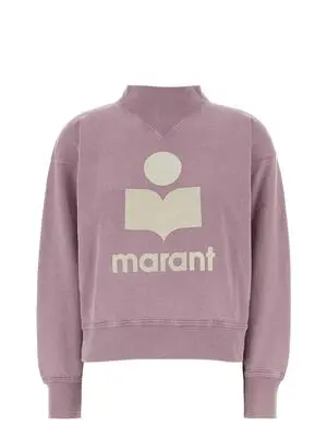 Isabel Marant Étoile Logo Cotton-blend Sweatshirt - Purple