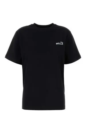 Coperni Belle Graphic Organic Cotton T-shirt - Black