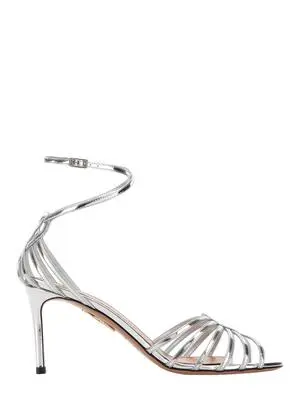 AQUAZZURA AQUAZZURA Sweetheart Leather Sandals With 7.5 Cm Heel