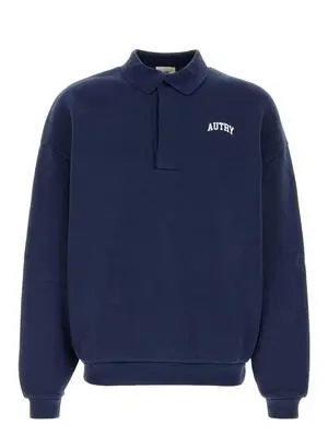 AUTRY 100% Cotton Polo Shirt - Blue