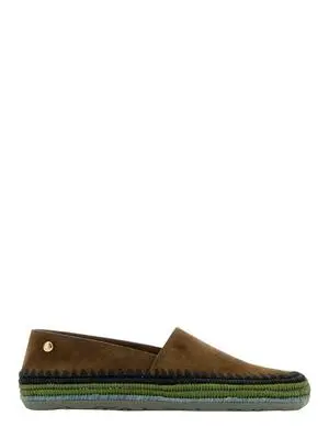 Loewe Suede Espadrille Sandals - Brown