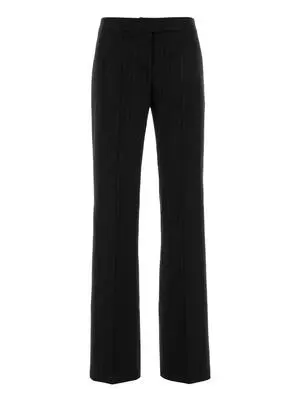 Andamane Gladys Embroidered Twill Pants - Stripped