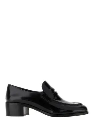 CHURCH`S Leather Prudence Loafers With Block Heel - Black