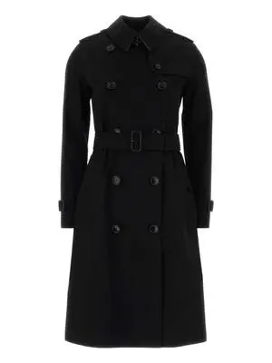 BURBERRY BURBERRY Double Breasted Gabardine Trench Coat