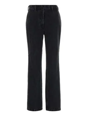 RIER Cotton Denim Jeans - Black