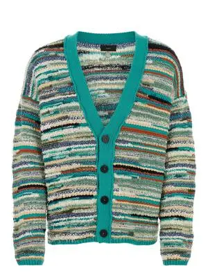 Alanui Embroidered Cotton-blend Cardigan - Printed