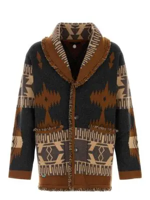Alanui Embroidered Icon Cashmere Cardigan - Printed