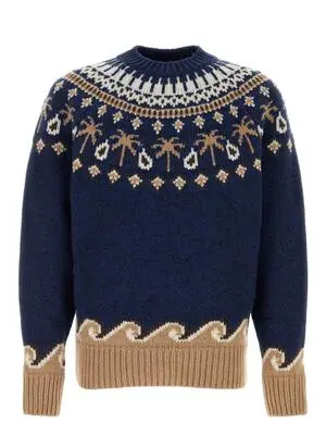 Alanui Embroidered Wool Sweater - Printed
